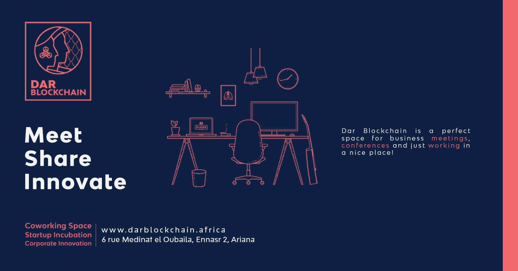 Dar Blockchain, Ariana - Book Online - Coworker